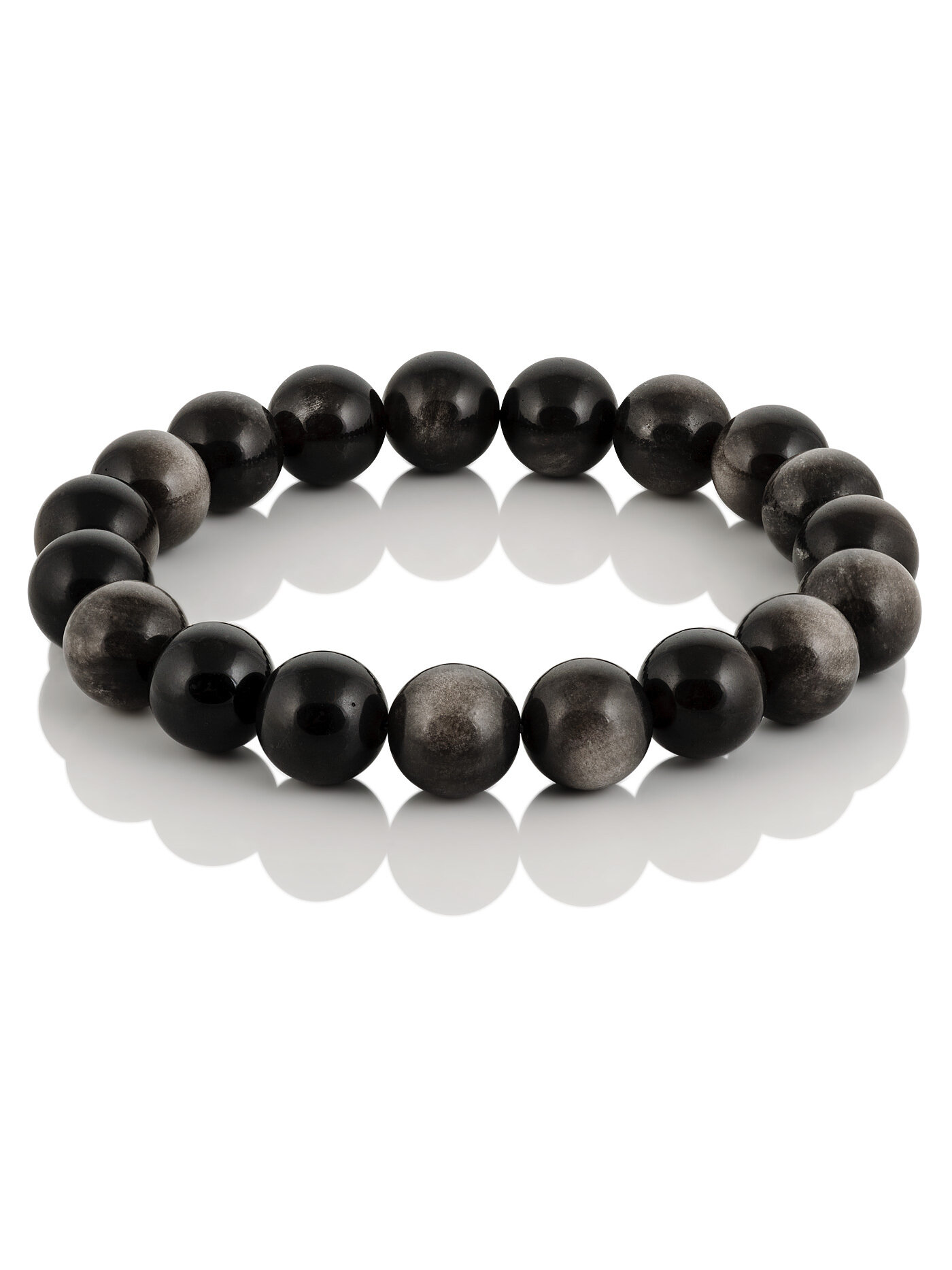 Браслет, обсидиан