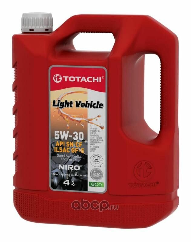 TOTACHI NIRO LV Semi-Syntetic 5W30 (4L)_масло моторн! полусинт. API SP, ILSAC GF-5