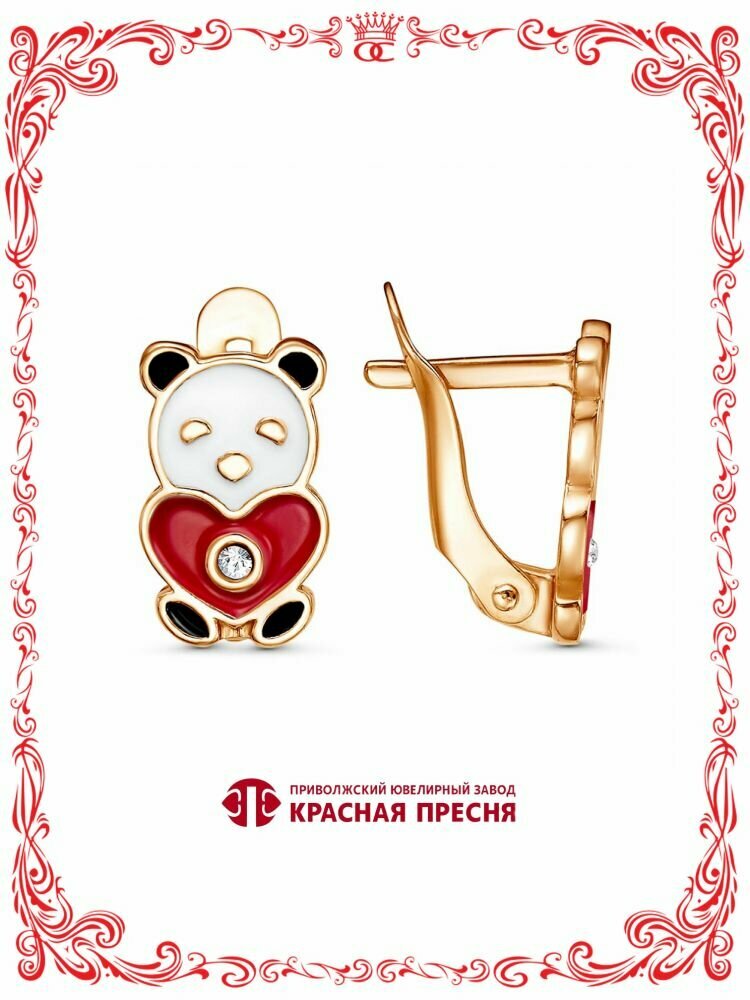 Серьги, эмаль
