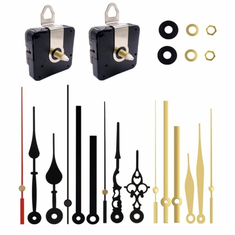 Часовой механизм, набор стрелок с указателем для панели толщиной 7-9 мм, ремонт часов, настенные часы сделай сам , двигатель