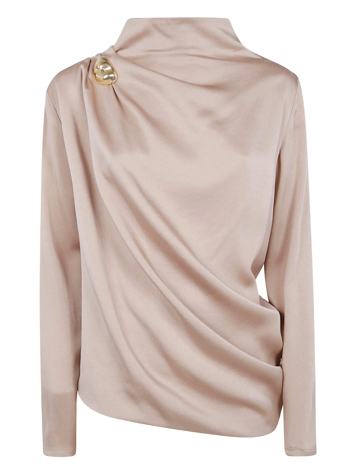 Рубашка Draped embellishment shirt