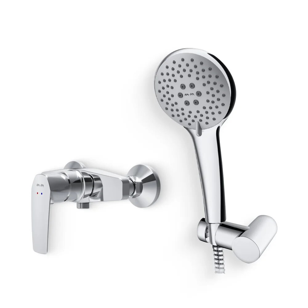 Душевой комплект Смеситель для душа AM.PM Gem / Гарнитур Like