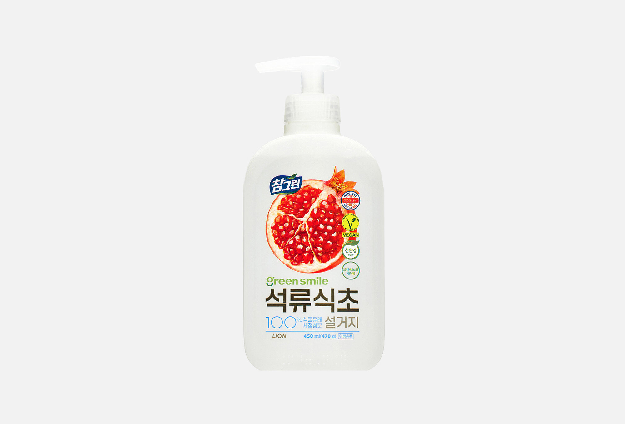 Средство для мытья посуды LION THAILAND Chamgreen Pomegranate 470 мл
