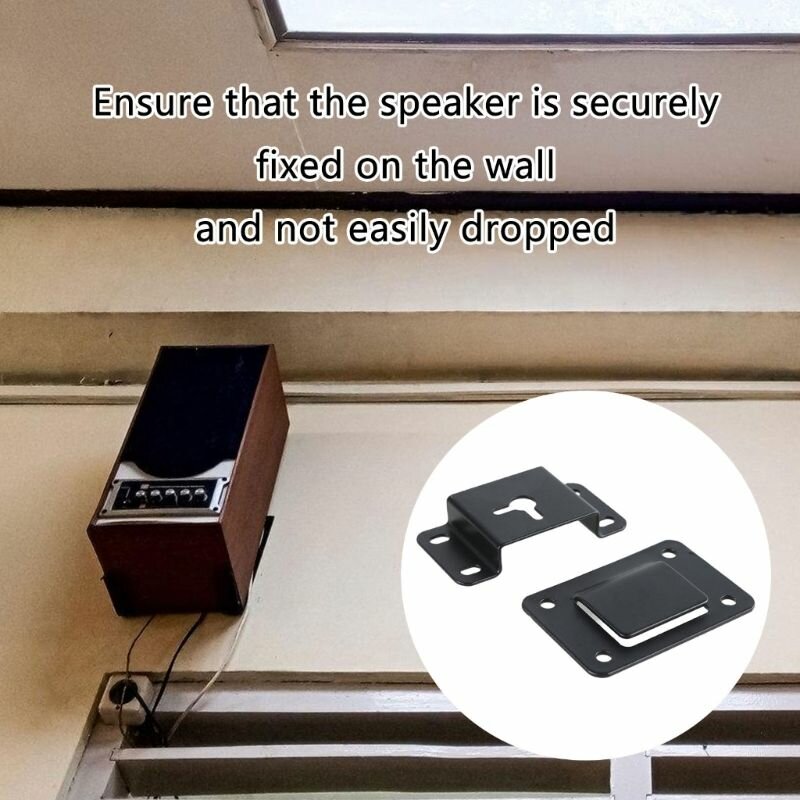 Крюк для крепления динамика к надежной стене Металлическая стойка-Вешалка Систем объемного звучания Музыкального оборудования