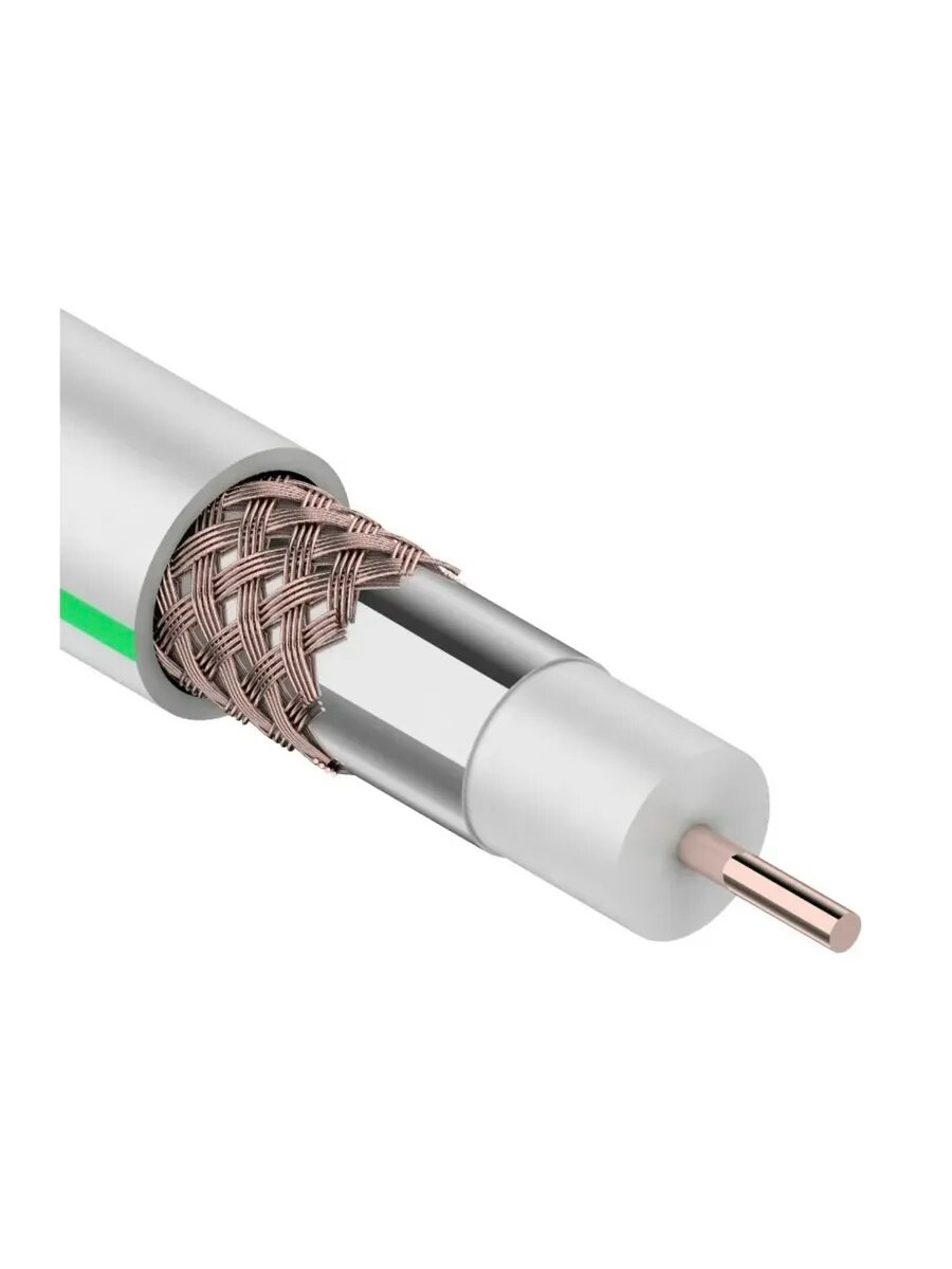 Коаксиальный кабель SAT 703 B Cu/Al/Cu 75 Ом бухта 100 м