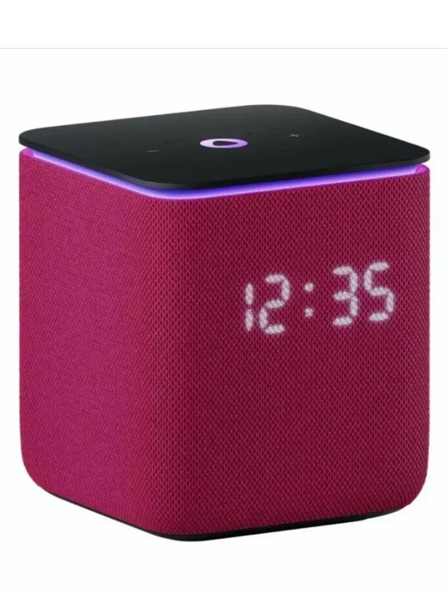 Умная колонка YNDX-00054PNK Миди с Алисой, с Zigbee Малин