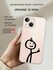 Чехол на Apple iPhone 13 mini / Айфон 13 мини с принтом "Неприличный человечек ч...