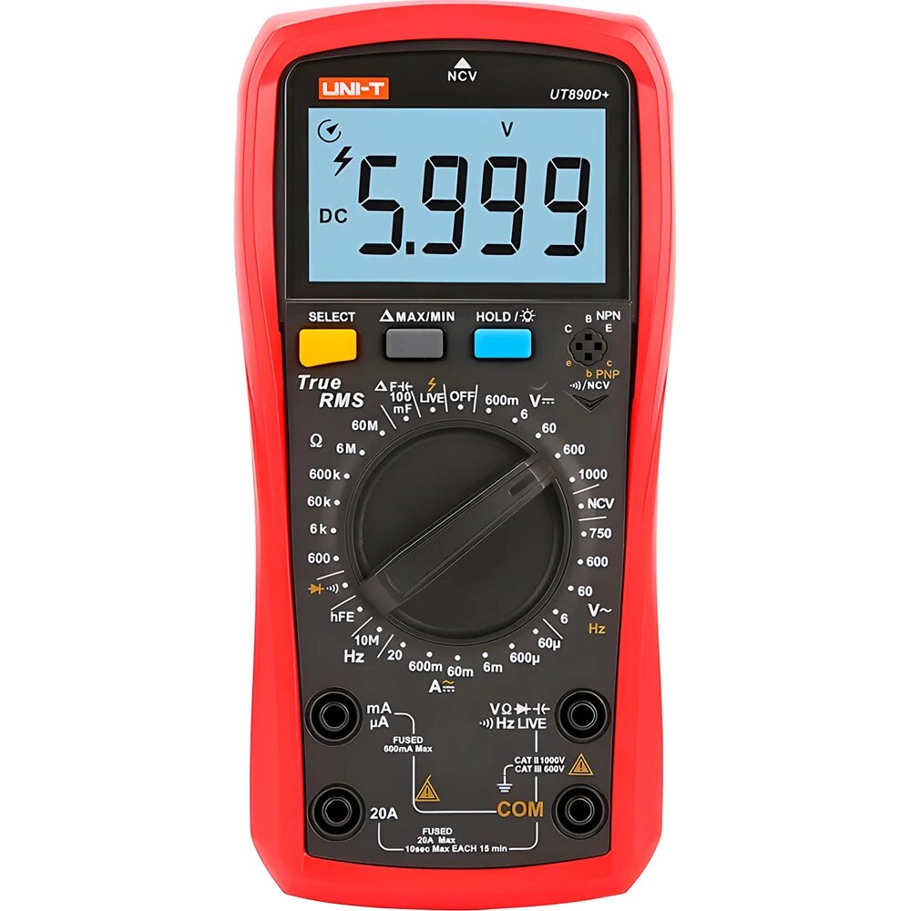 Мультиметр универсальный UNI-T UT890D+ 13-0071