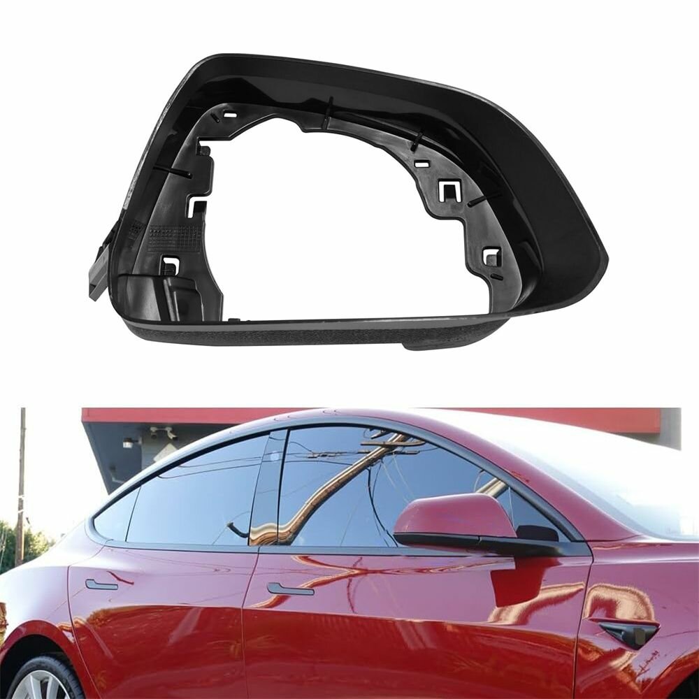 Накладка На Ободок Зеркала Правой Боковой Двери С Кольцевой Рамкой Для Tesla Model 3 2017-2023
