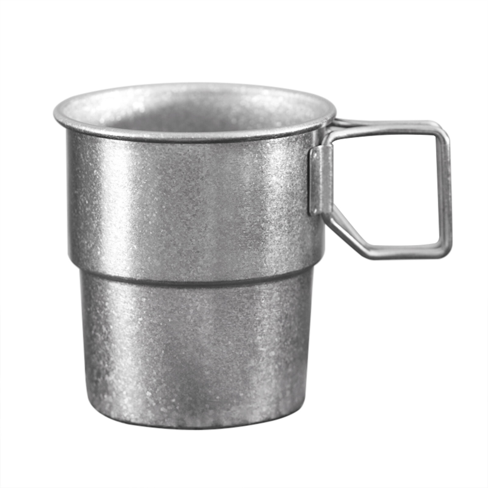 Сложные кофейные кружки титановые кемпинг чашки 300 мл складной ручки на открытых кофейных кружках многоразовая металлическая чашка лагеря