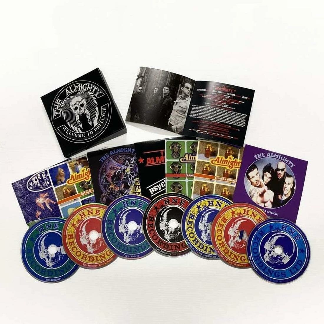 The Almighty - Welcome To Defiance: The Complete Recordings 1994-2001 (Box) (7CD) 2021, Cherry Red