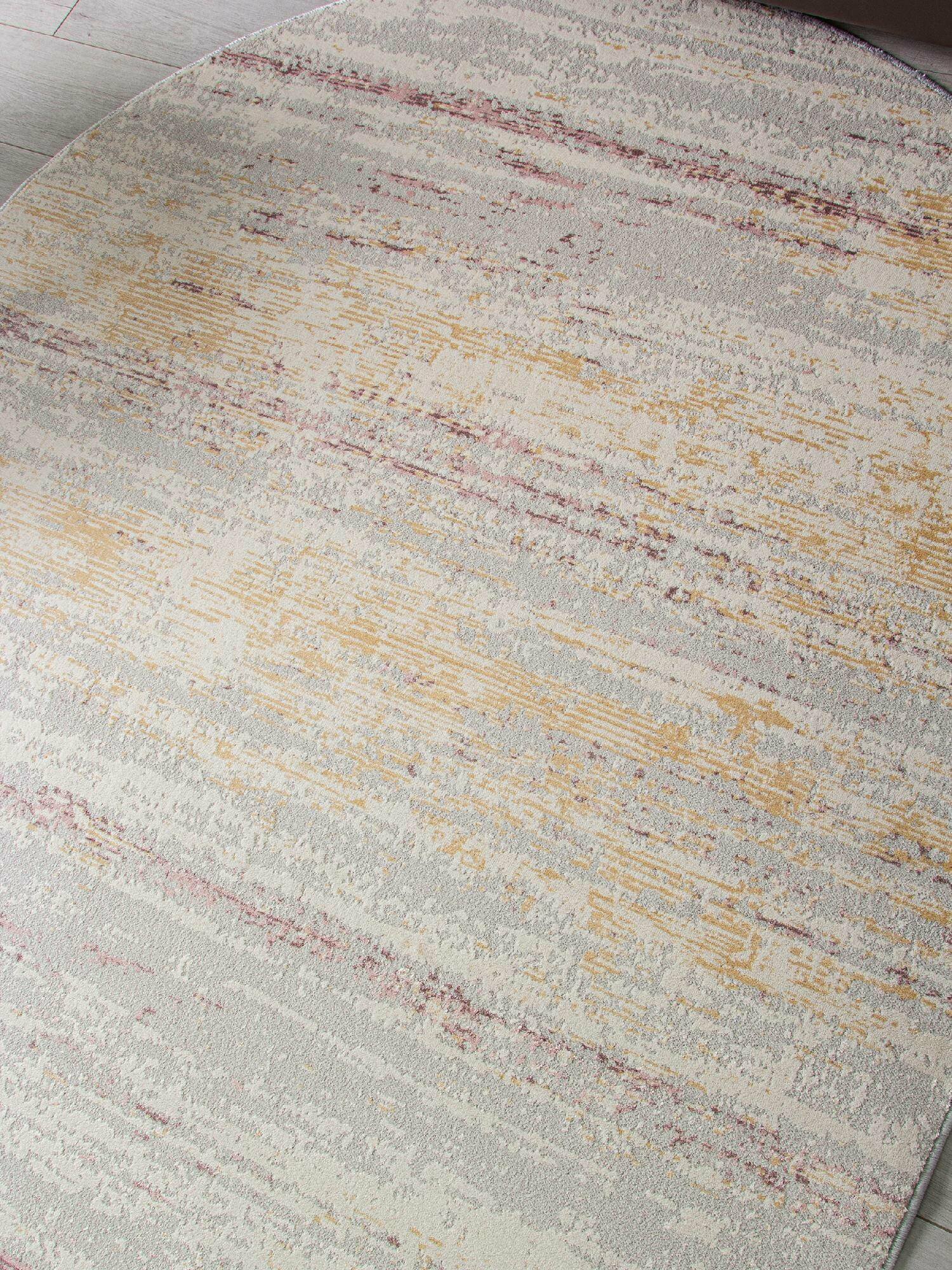 Ковер Овальный на пол в гостиную в спальню 280х380 см современный ворс 7 мм 395018 Kover-Russia