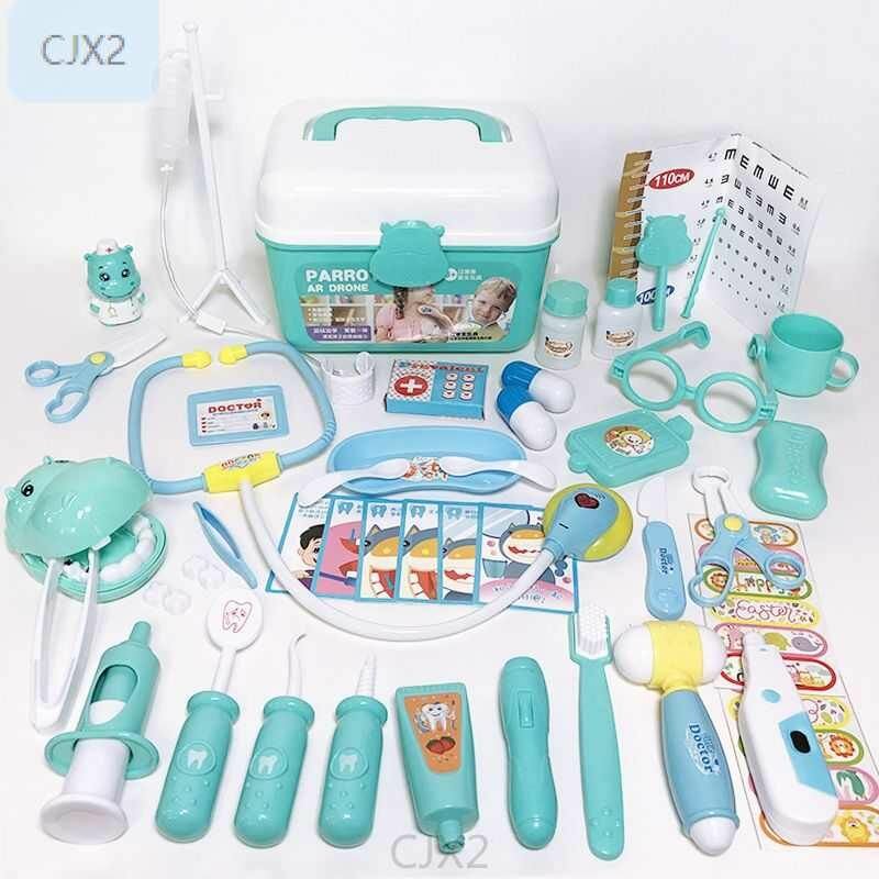 Игровой набор доктора стоматолога Играем в доктора в чемодане.-cjx2