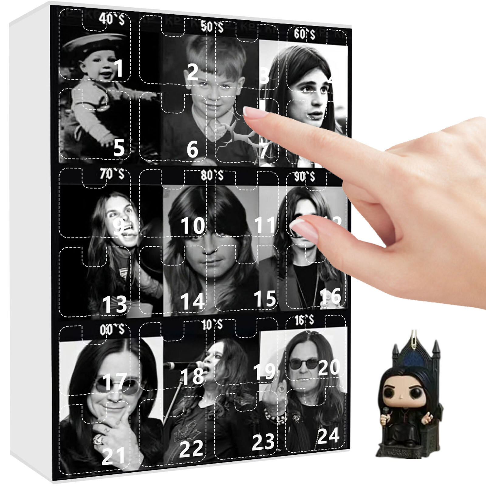 Фигурка Ozzy Osbourne в слепом боксе, с металлическим элементом, звуковая