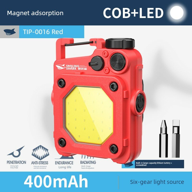 Smile Shark магнитная светодиодная лента - красная, регулируемая яркость, для улицы