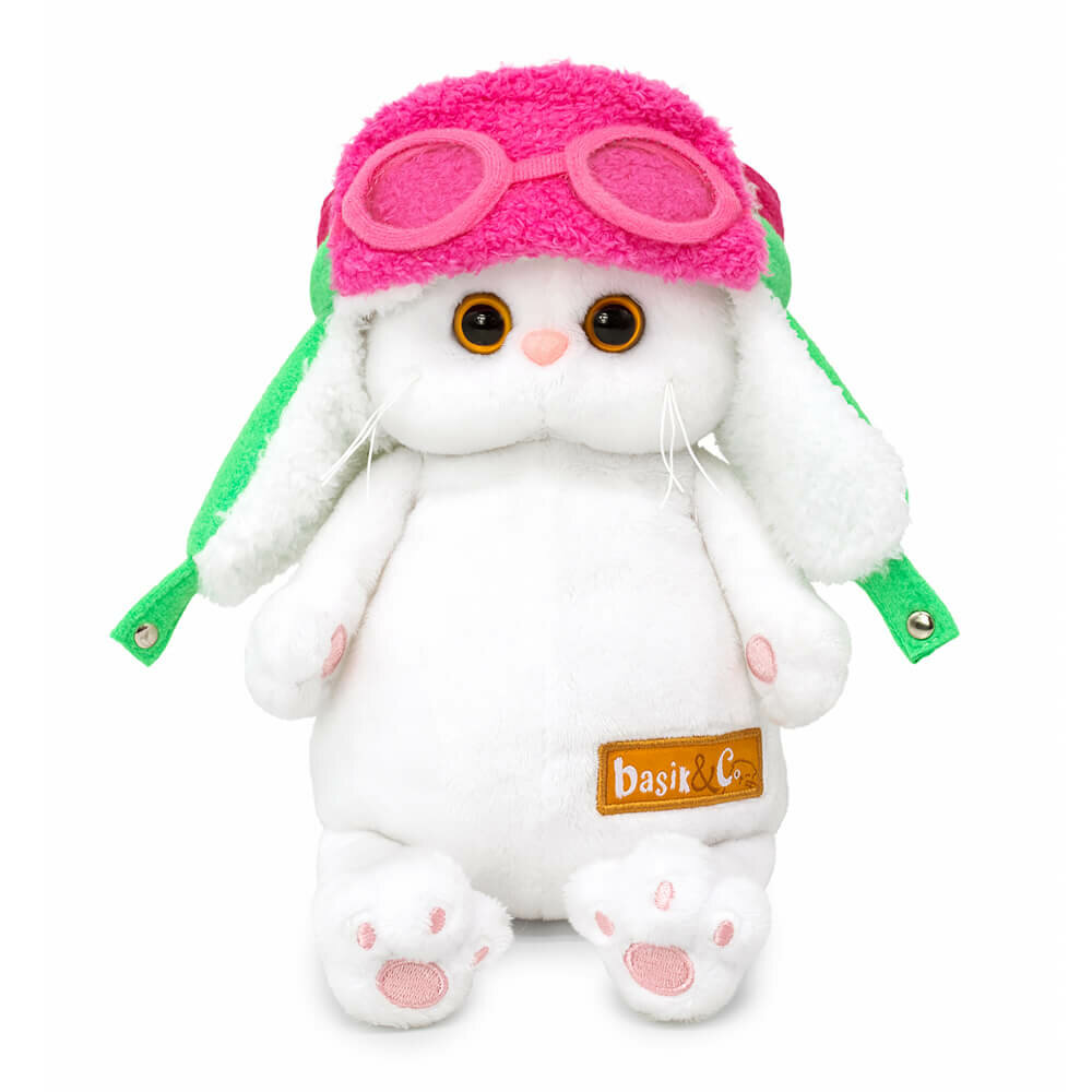 Игрушка мягкая BUDI BASA BASIK & Co "Кошечка Ли-Ли Авиатор Мультсериал", размер 18 см