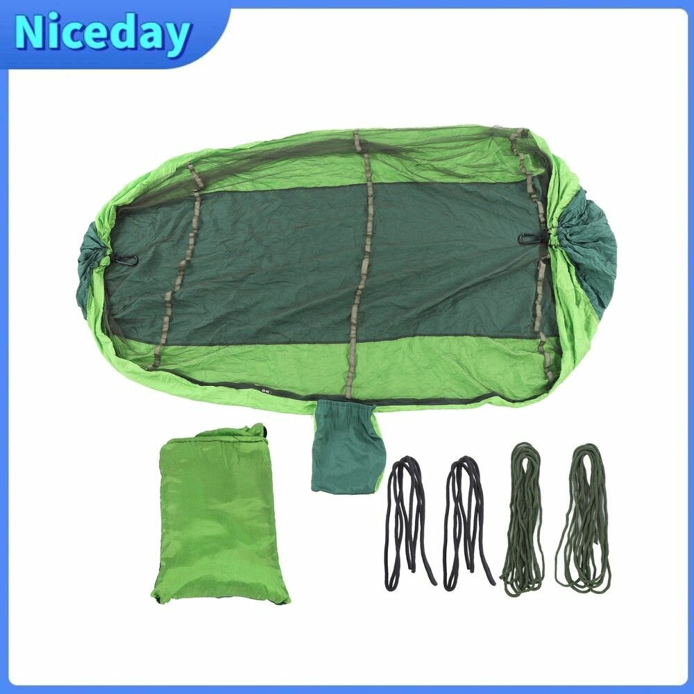 Гамак-палатка для кемпинга, двухместный, дышащий.