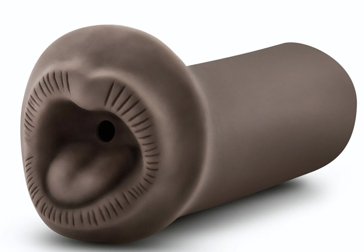 Мастурбатор-ротик Naughty Nicole, коричневый, реалистичный вход, 12.7 см
