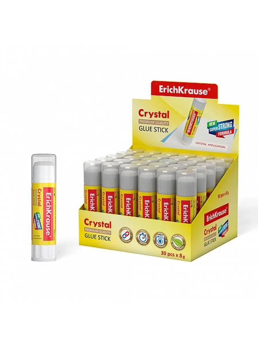 Клей-карандаш Crystal,