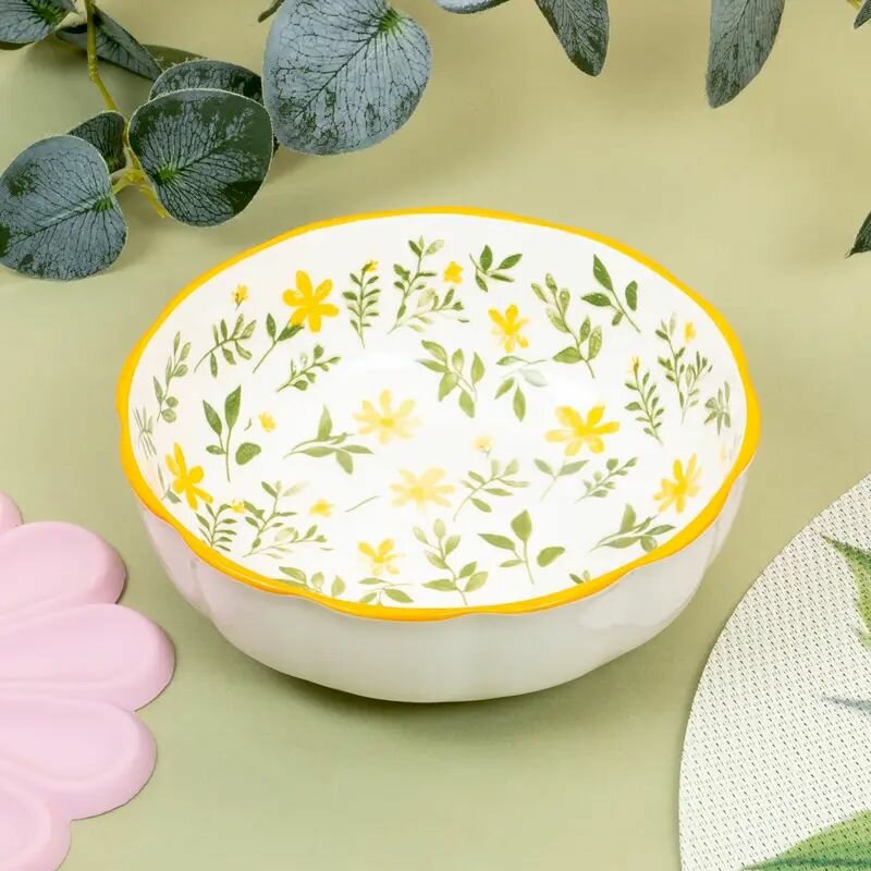 Пиала (боул), 610 мл, керамика, для бульонов, супов и салатов, не только функциональный предмет посуды, но и настоящее украшение вашего стола.