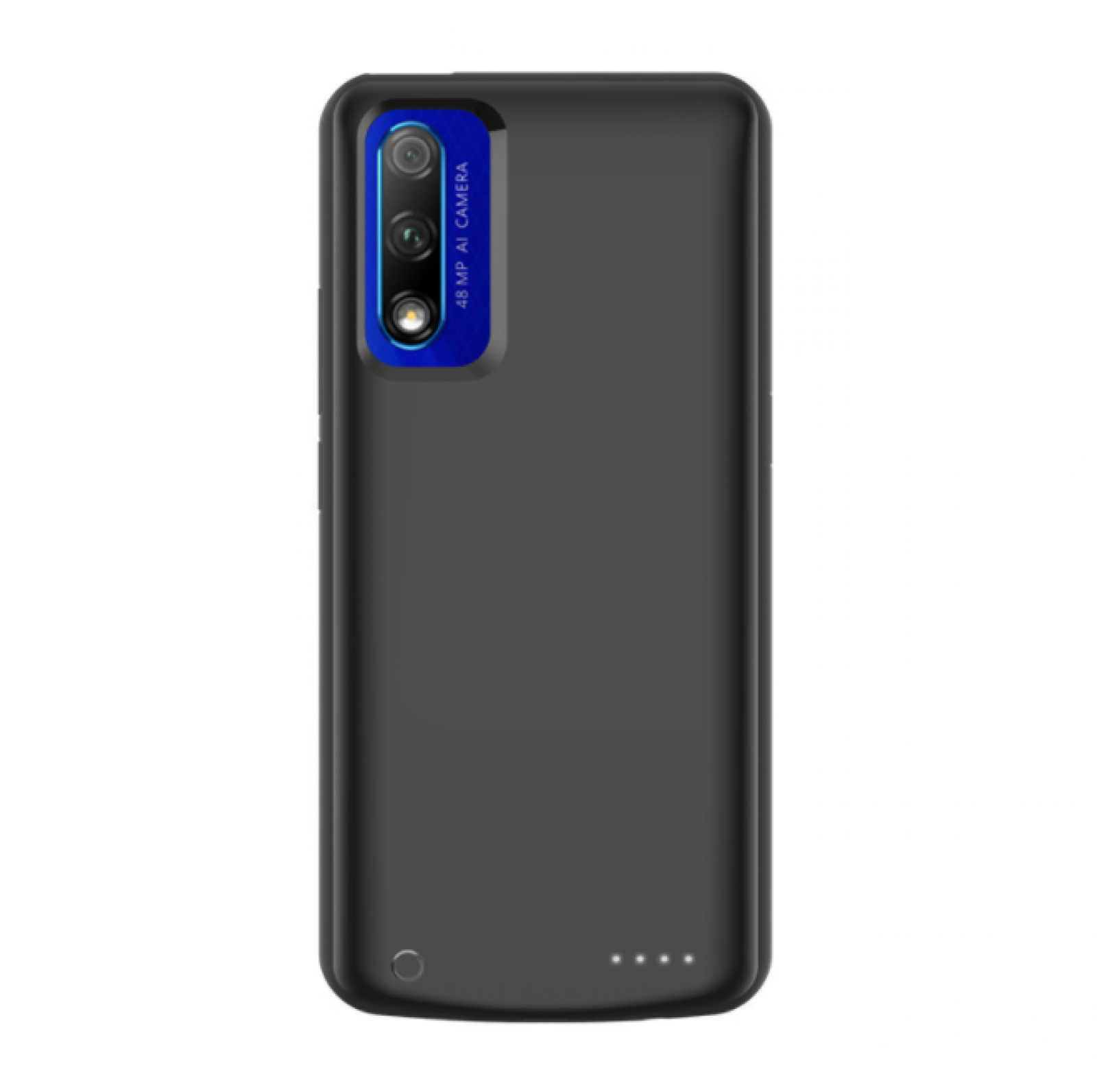 Чехол-бампер MyPads с мощной батареей 6500mAh для Honor 9X STK-LX1 без отпечатка пальца