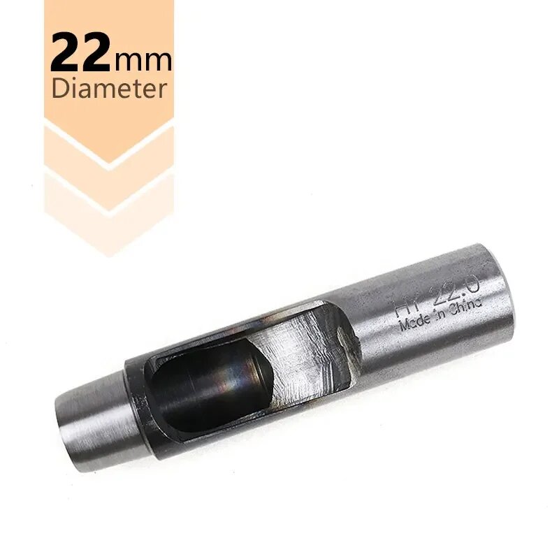 Пробойник для кожи 22mm, отверстие круглое