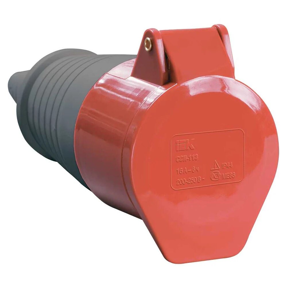 Кабельная розетка IEK 32A 3P+Е 380В IP44 224 ИЭК PSR22-032-4