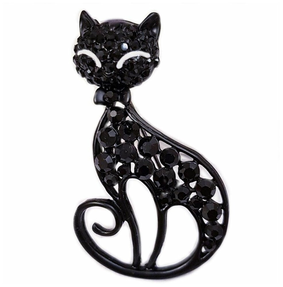 Брошь, стразы