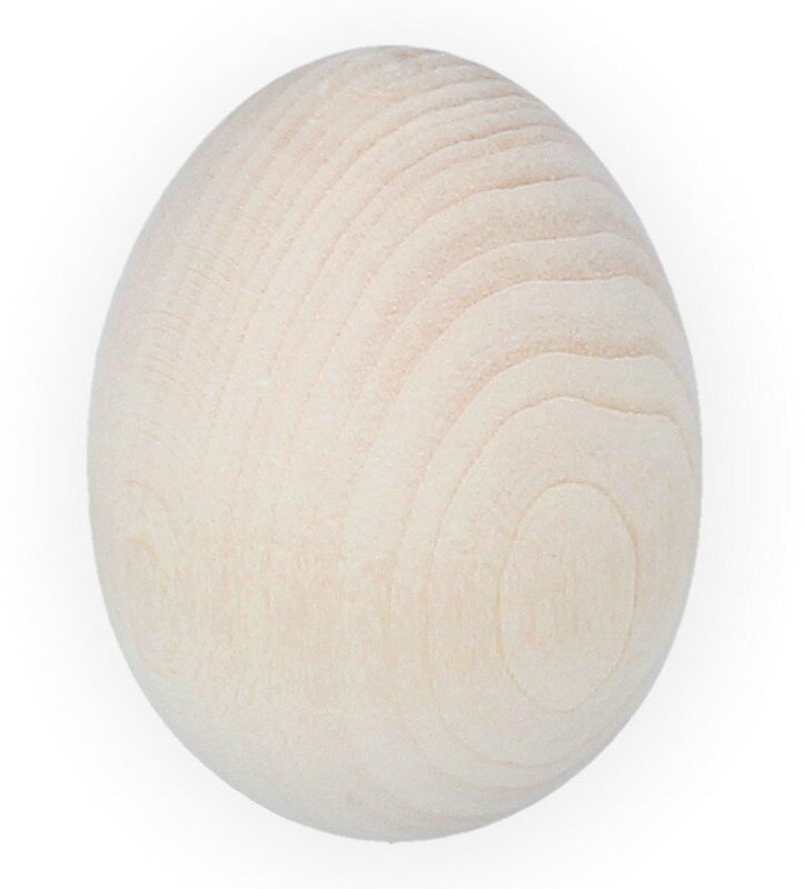Mr. Carving DE-007 Заготовка яйцо из дерева 4.4×3.2 см для декора и ручной росписи