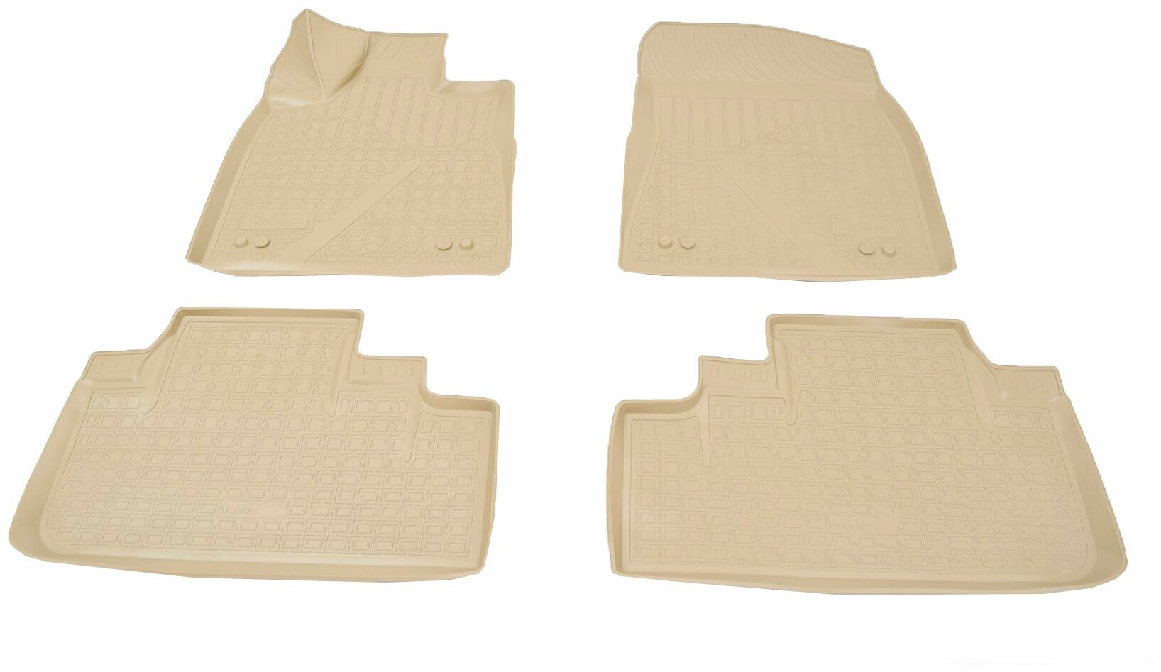 Коврики салона lexus rx 3d (2015) бежевый npa10-c47-755-b