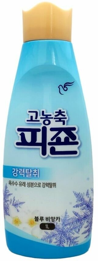 PIGEON Кондиционер для белья Rich Perfume Blue Bianca парфюмированный супер-концентрат с ароматом Голубое небо 1 л