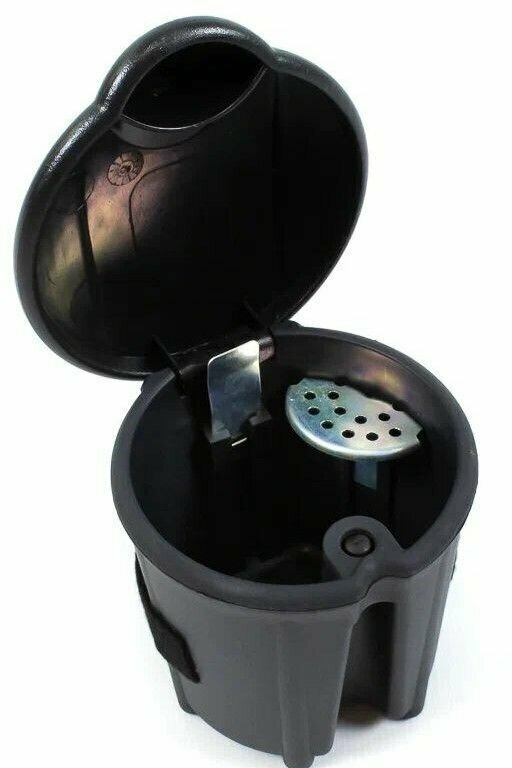 Пепельница Лада Гранта, Приора 2, Калина 2, Датсун, стаканчик переносной универсальный, с крышкой на пружинке