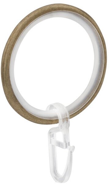 Кольцо ARTTEX 20мм 10шт с пластиковой вставкой золото антик, арт. К. 20.1.1.650