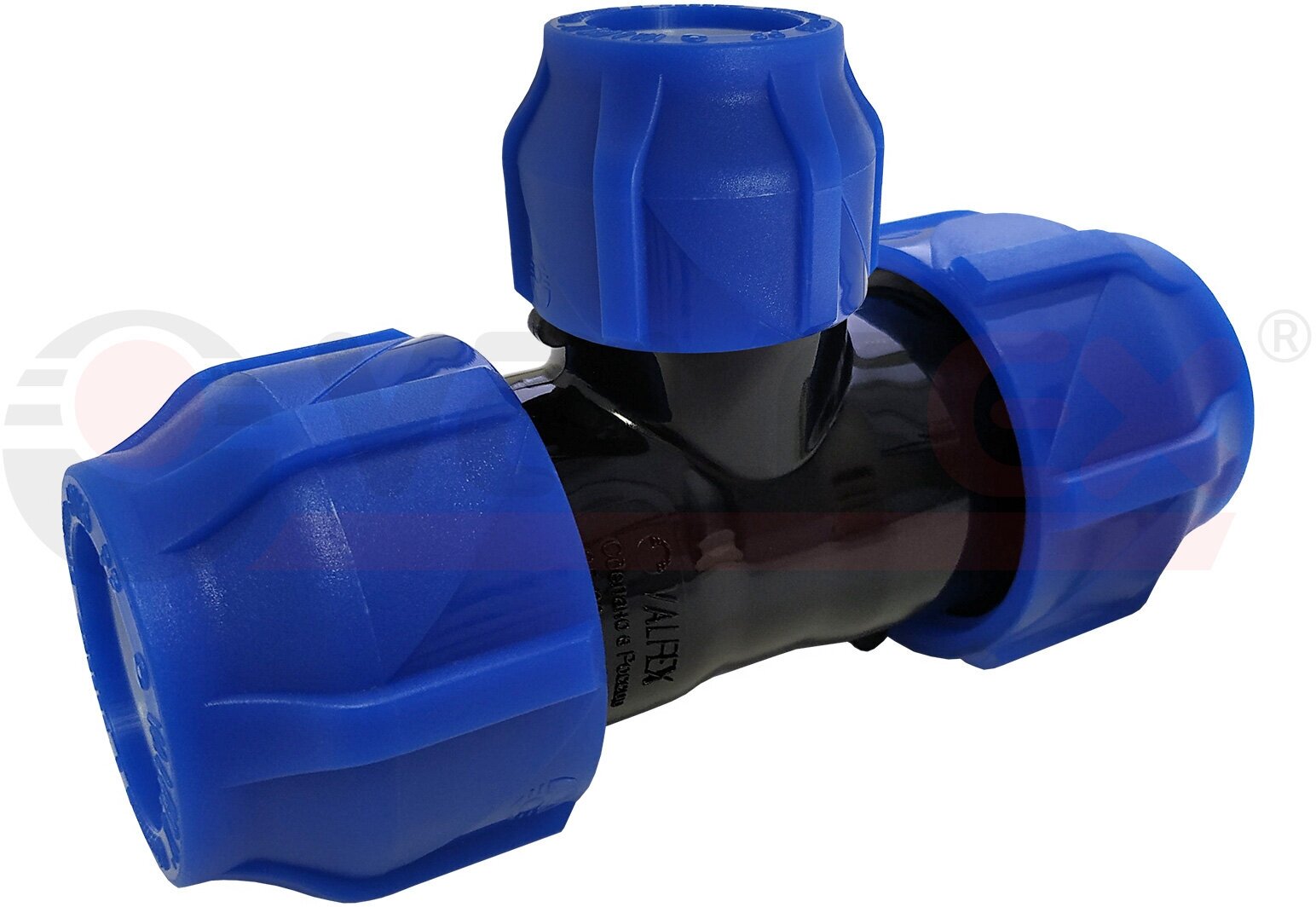Тройник ПНД компрессионный переходной 32-20-32 (40/8) VALFEX