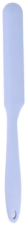 Лопатка силиконовая кондитерская узкая, 30 см, Nouvelle, голубая