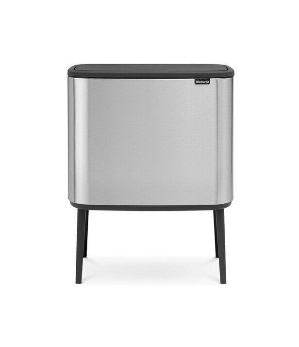 Мусорный бак BO TOUCH BIN (3x11л) Стальной матовый (Fingerprint Proof), 316081