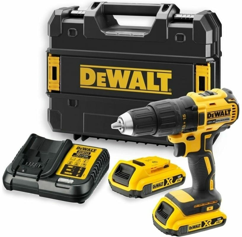 Бесщеточная дрель-шуруповерт Dewalt 18.0 В XR DCD7771D2