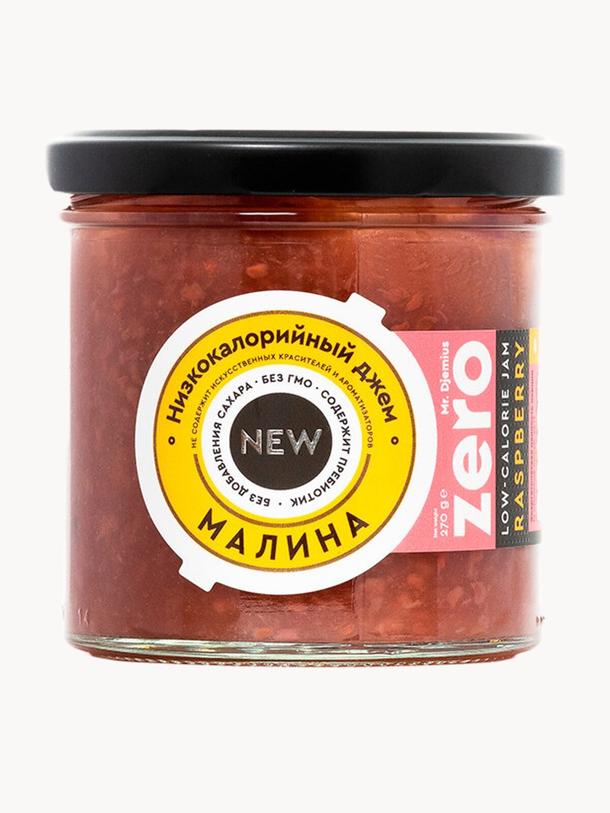 Низкокалорийный джем без сахара Mr.Djemius ZERO "Малина" 270гр