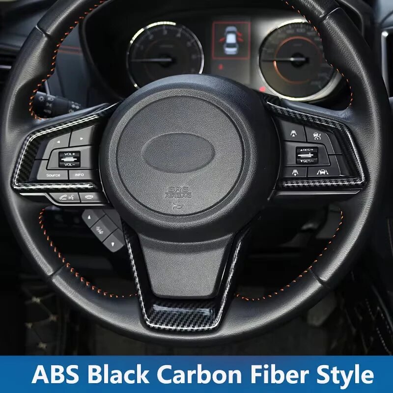 Чехол на руль Subaru Outback 2018-2024, Carbon Fiber Style