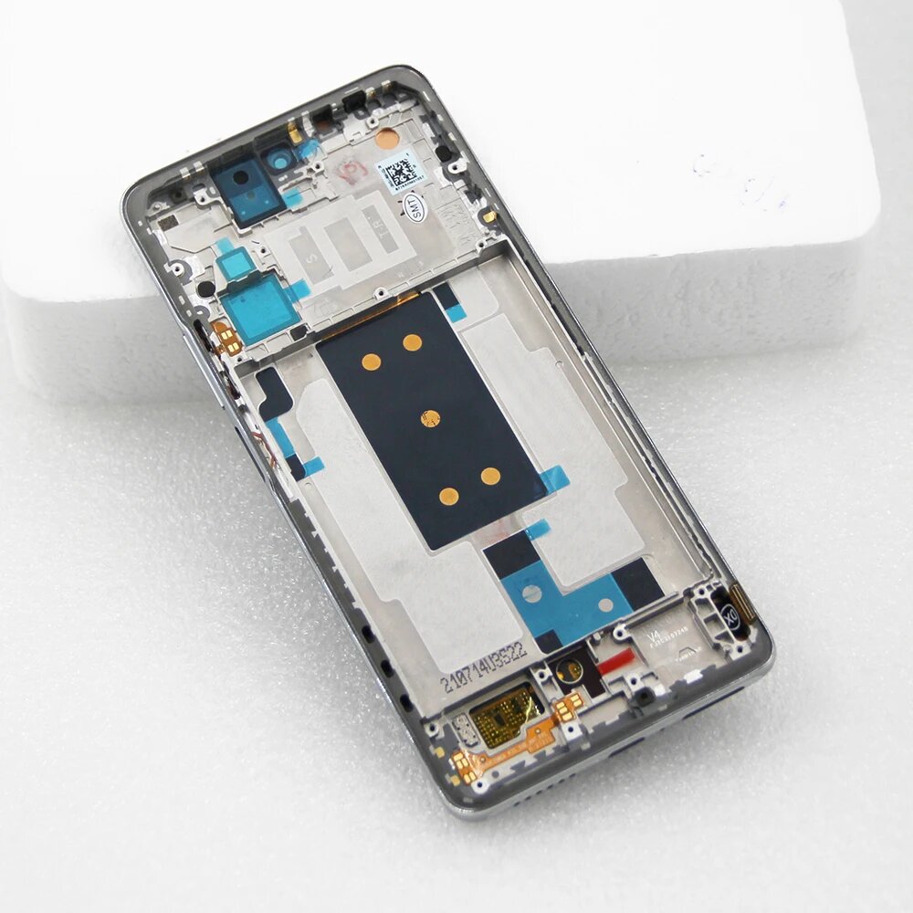 Замена экрана для Xiaomi Mi 11T Pro 2107113 SG ЖК-дисплей с сенсорным экраном и 11T Silver Frame
