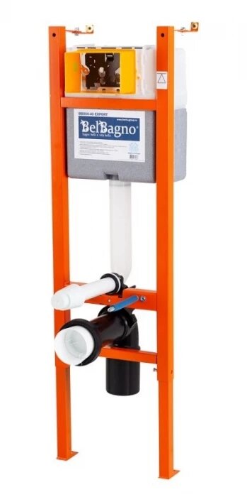 Инсталляция BelBagno EXPERT 40 для подвесного унитаза, 1130х400х150 мм со смывным бачком скрытого мо