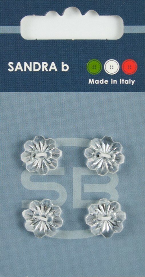 #CARD024 Пуговицы Sandra 4 шт