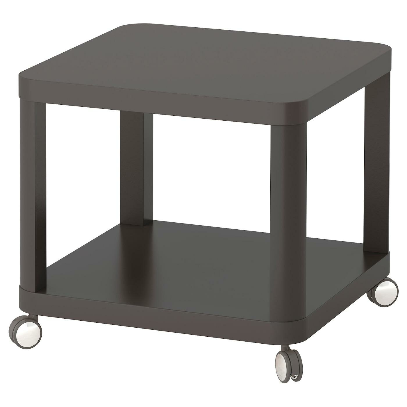 TINGBY IKEA 003.494.44 Журнальный столик на колесиках 50x50 см серый