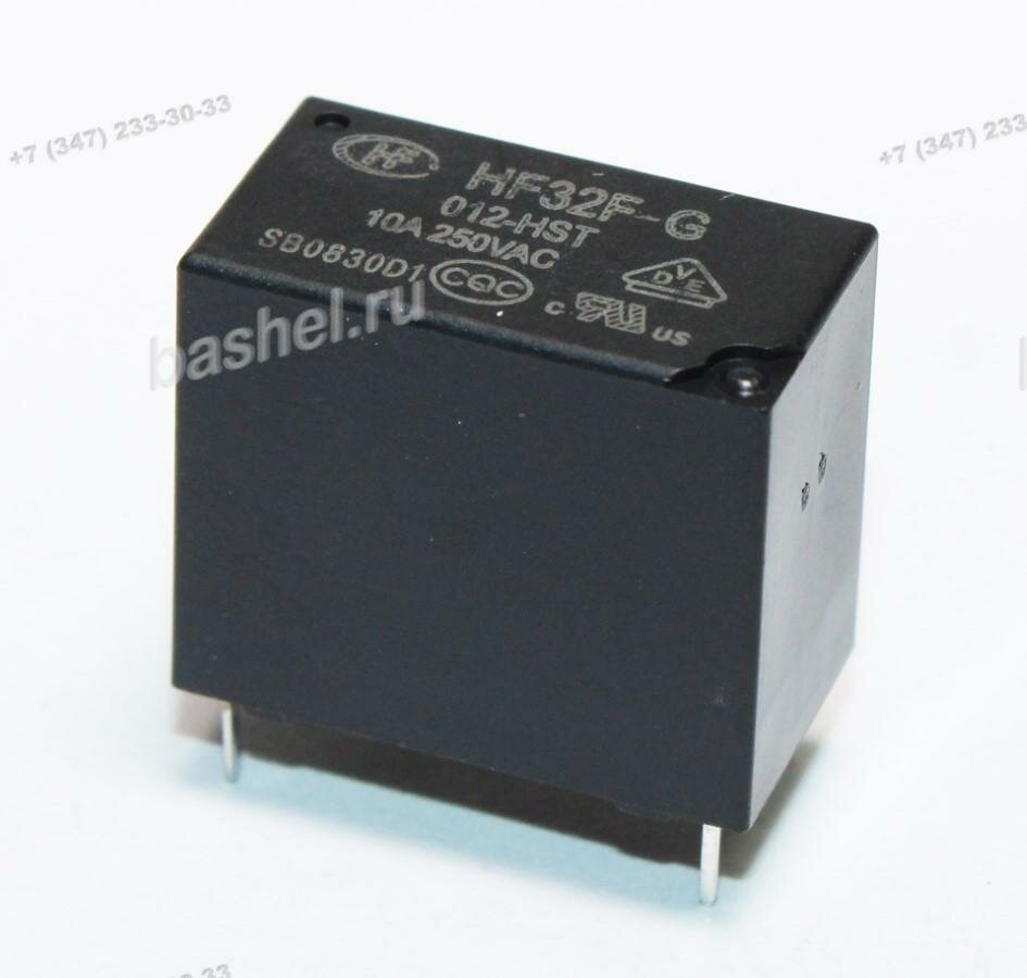 RELAY HF32F-G/012-HST, Реле, HONGFA, (упр:12В/DC, комм: 10A/240В/AC, 1NO)