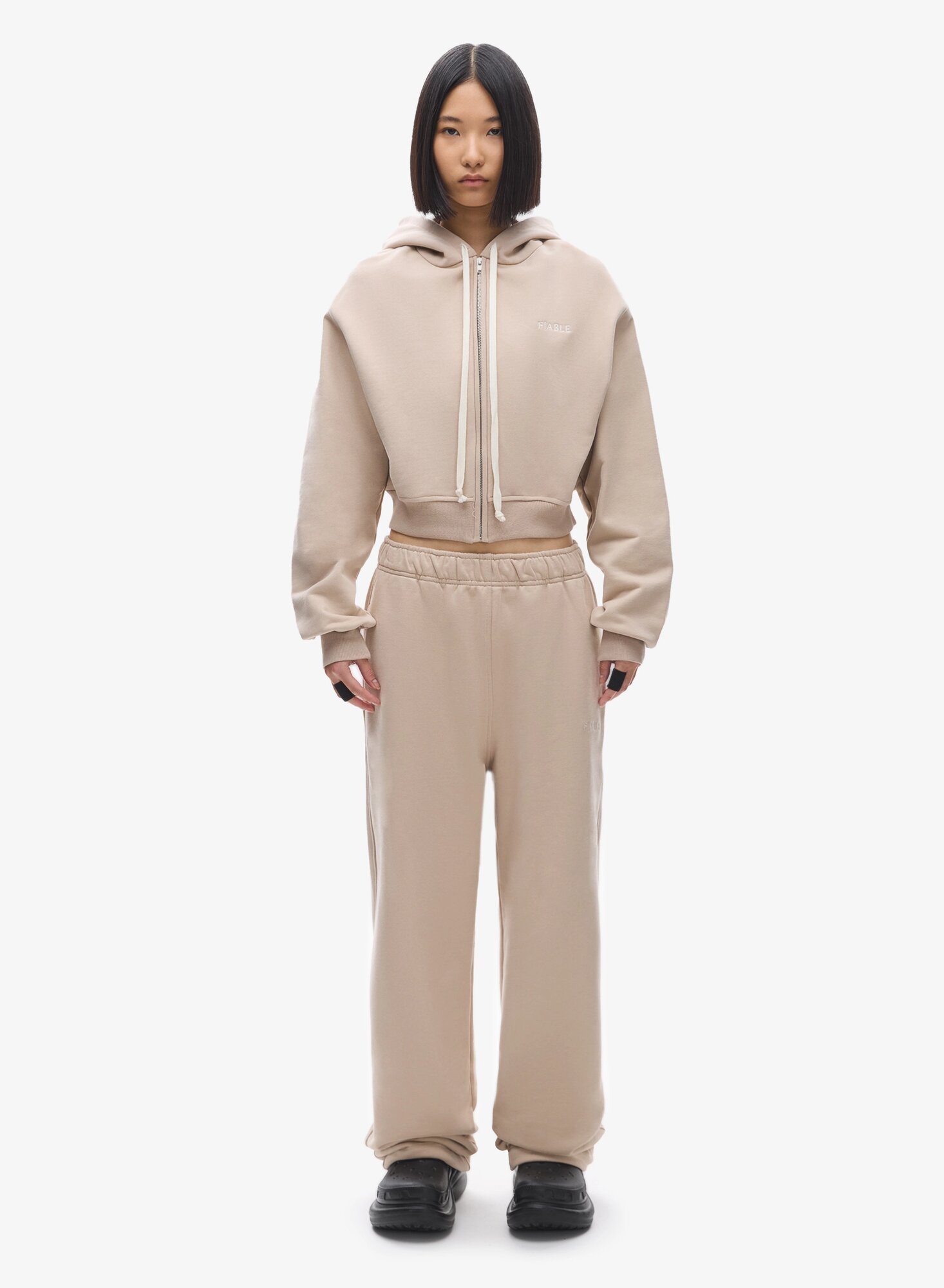 Худи zip crop Uniform