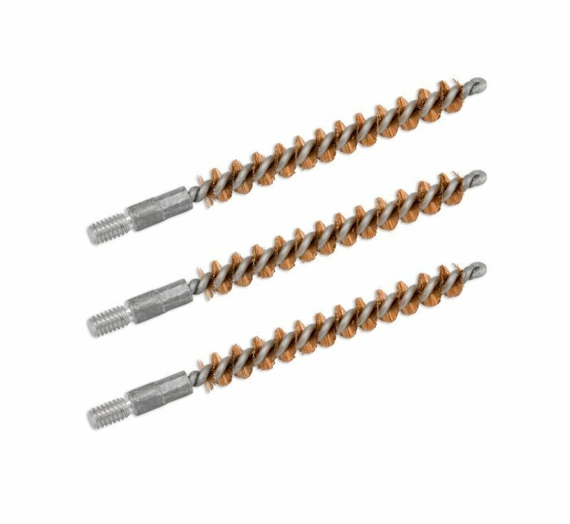 Ерши Bore Tech щетинный, калибр.44-.45 (11мм) бронза 3шт, резьба 8/32 (Папа)