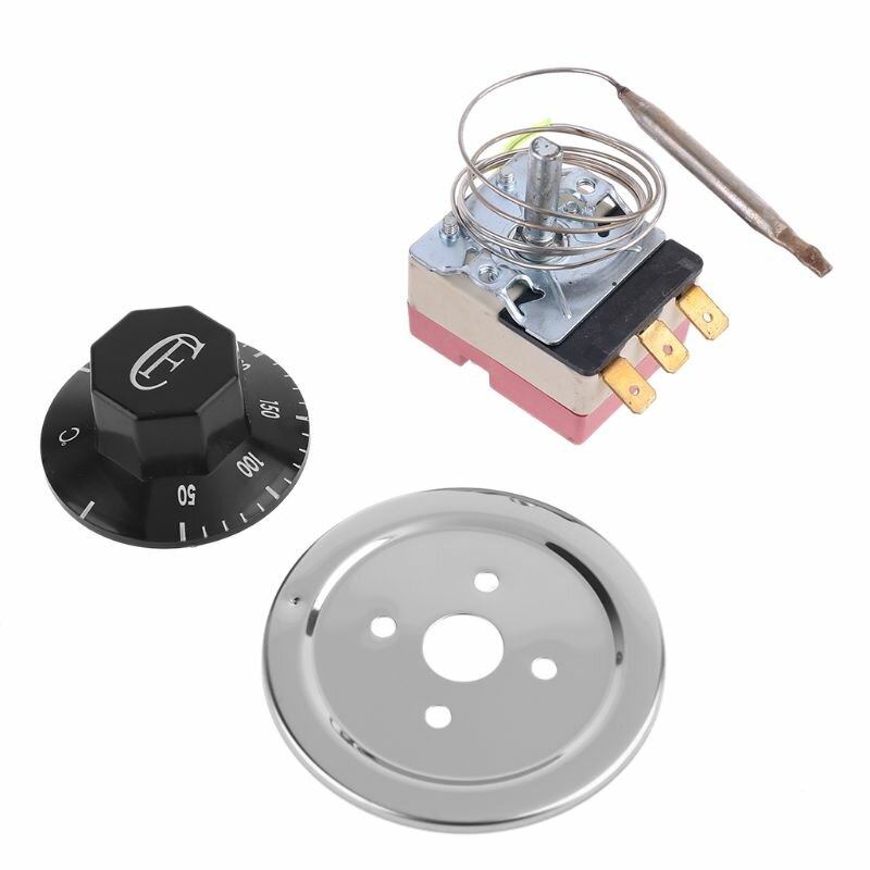 Модернизированный Регулятор Температуры Переключатель Контроля Температуры Ручка Термостата Регулируемый Термостат Переменного Тока 250V 16A 50-300 C