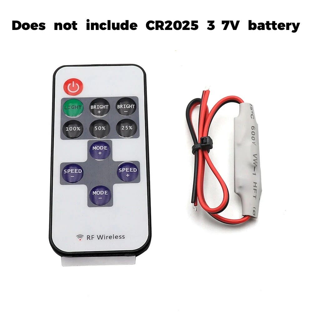 Аксессуар для радиоуправляемого автомобиля 1/10 LED колесо Trx4 D90 D110 Axial Белый, Controller