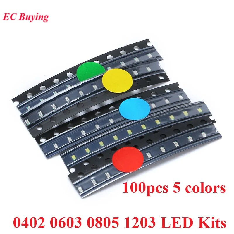 Набор светодиодов EC Buying SMD 1206 LED Kit