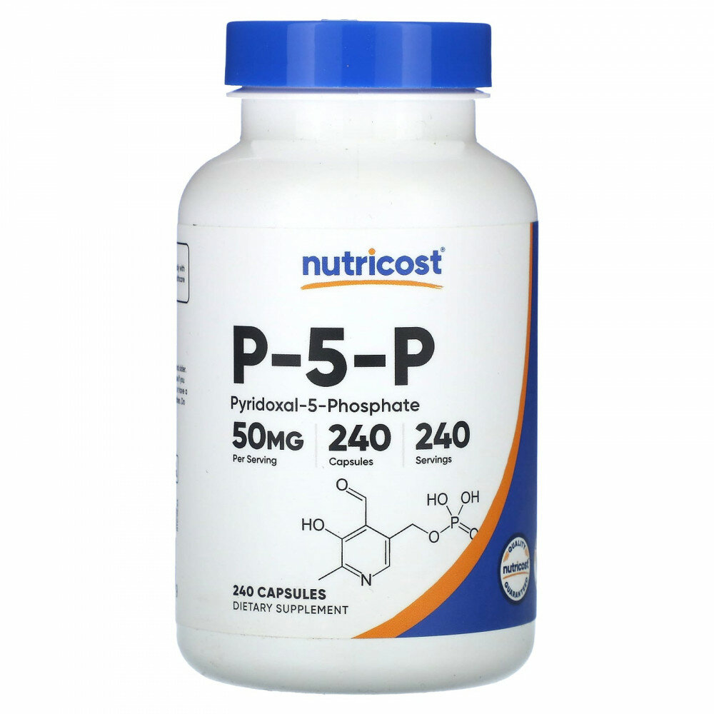 Nutricost, P-5-P, 240 капсул